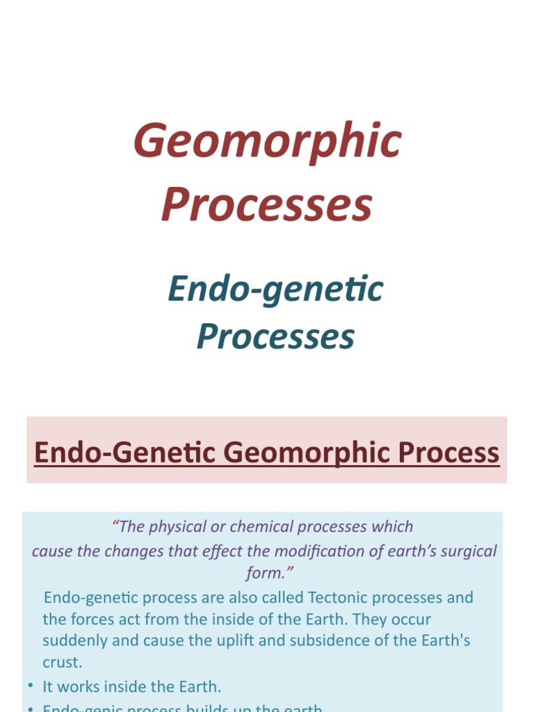 Geomorphic Processes | PDF | Fault (Geology) | Earthquakes