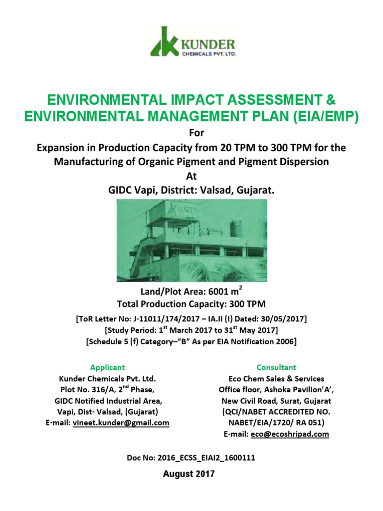 Environmental Management Plan | PDF | Environmental Impact Assessment ...