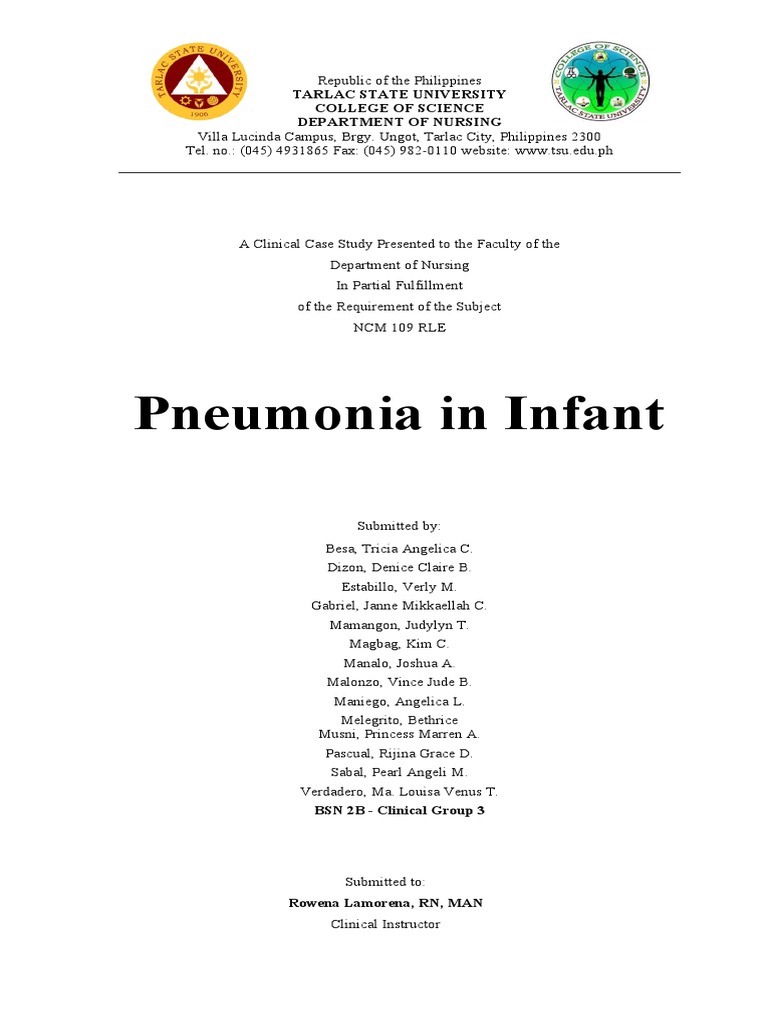 Pneumonia Case Study Finalll | PDF | Pneumonia | Lung