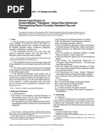 ASTM D 2996 - 17 | PDF | Pipe (Fluid Conveyance) | Fiberglass