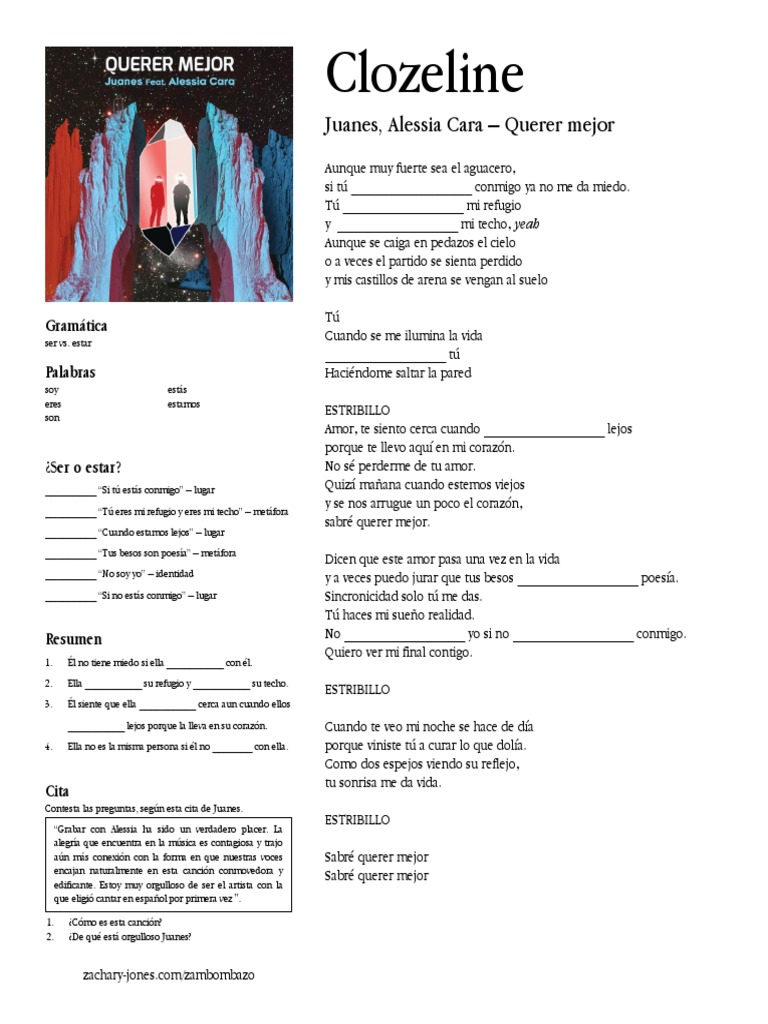 Juanes Alessia Cara - Querer Mejor Clozeline | PDF
