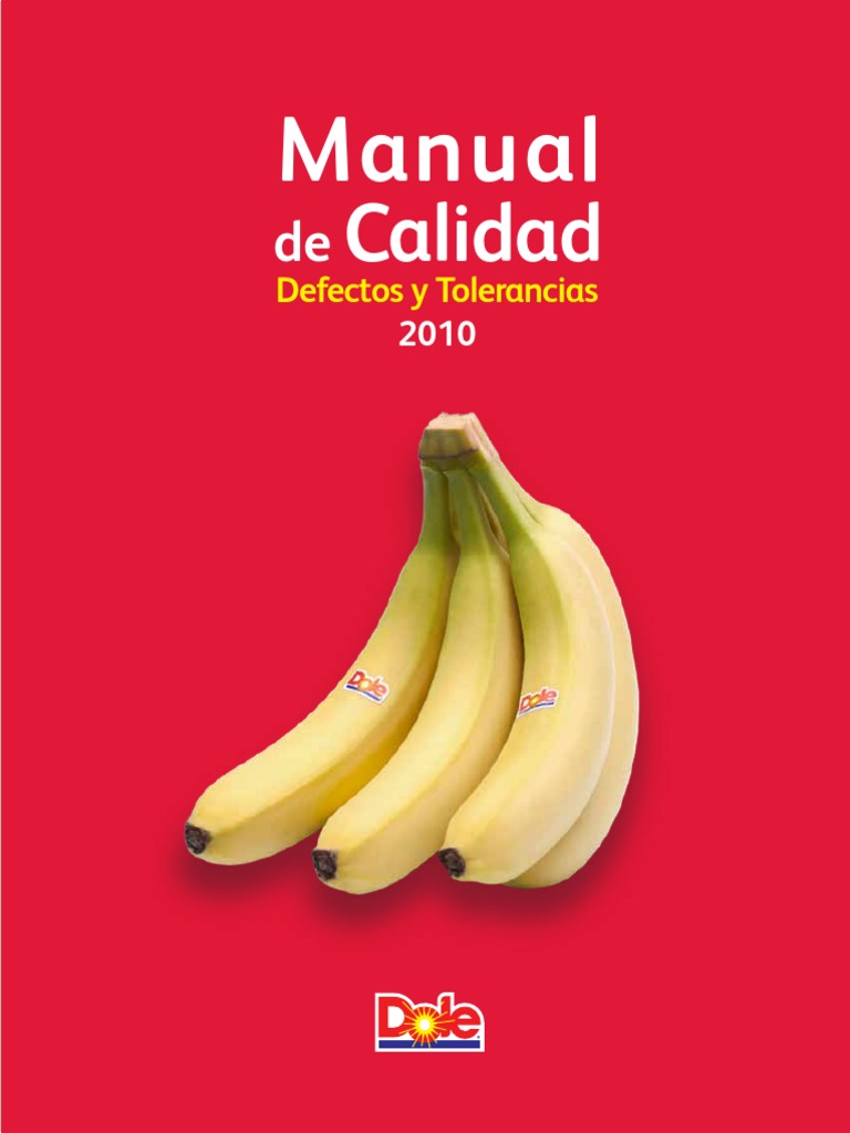 Manual de Calidad Dole 2010: Defectos | PDF | Calibración | Medición