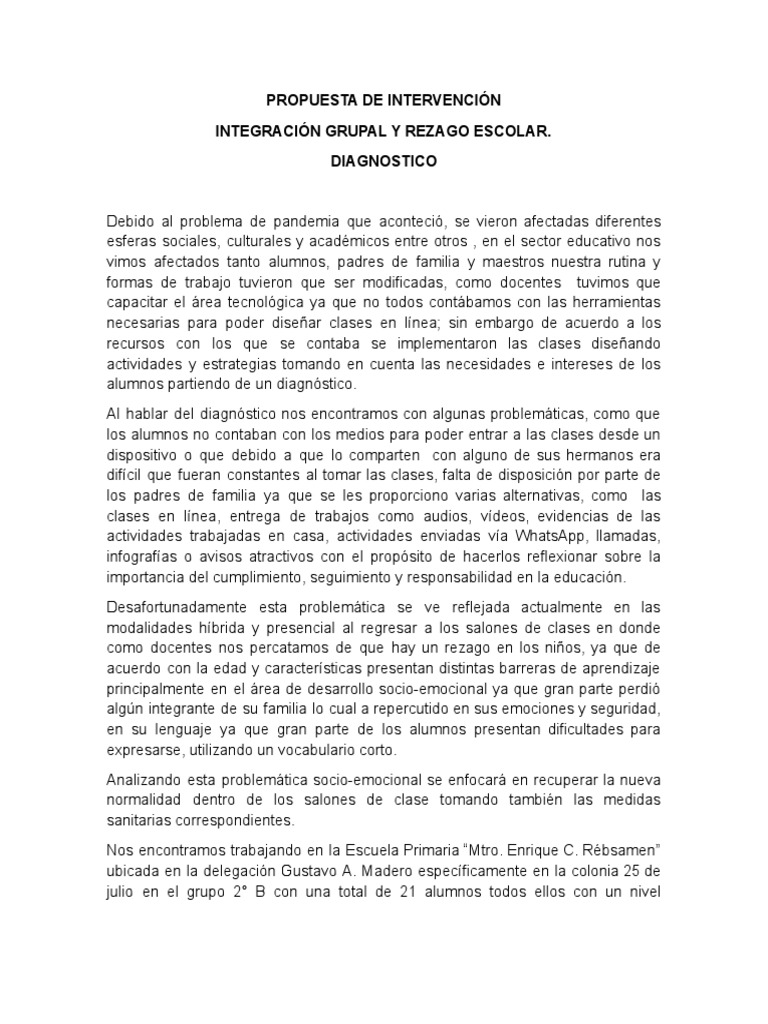 Rezago Educativo | PDF | Aprendizaje | Evaluación