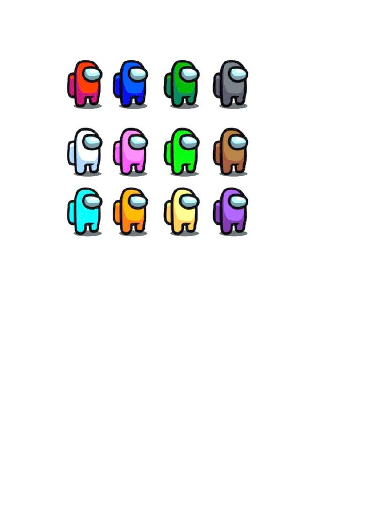 Among Us Recortables | PDF