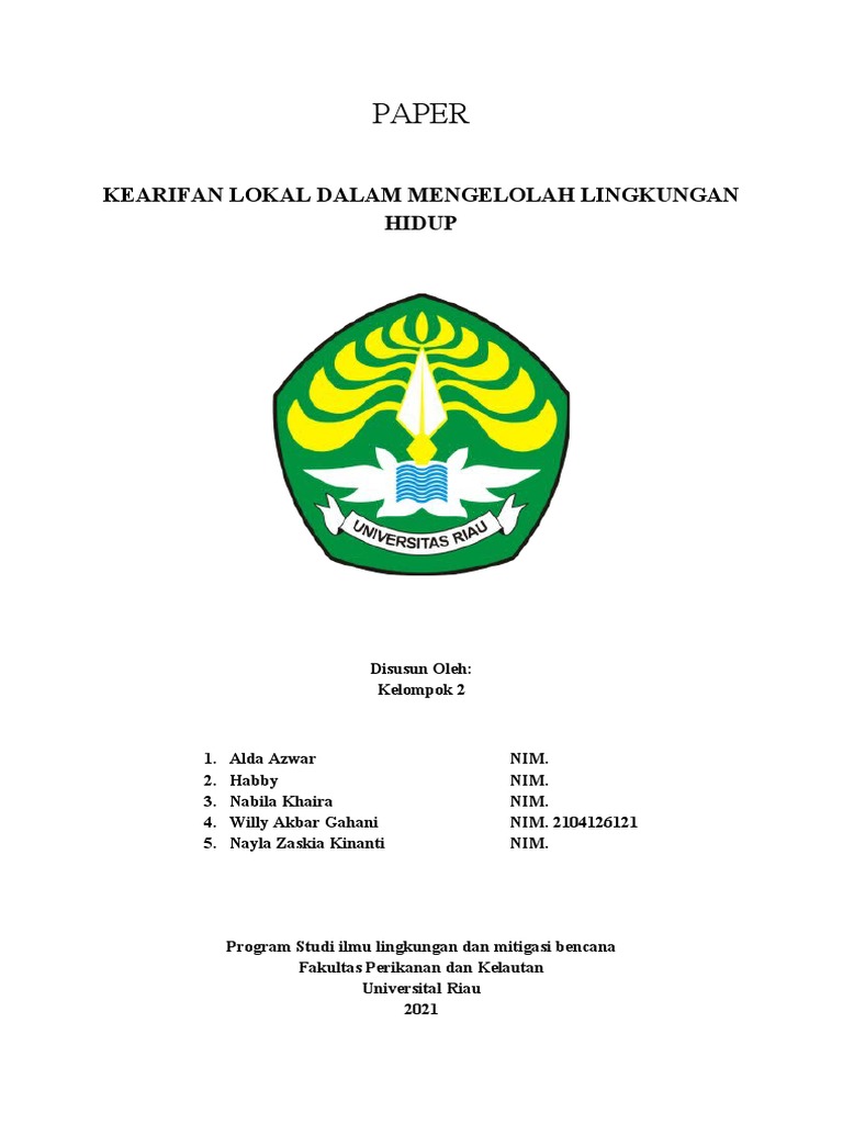 Tradisi Mantari Bondar dan Konservasi Air | PDF | Sains & Matematika