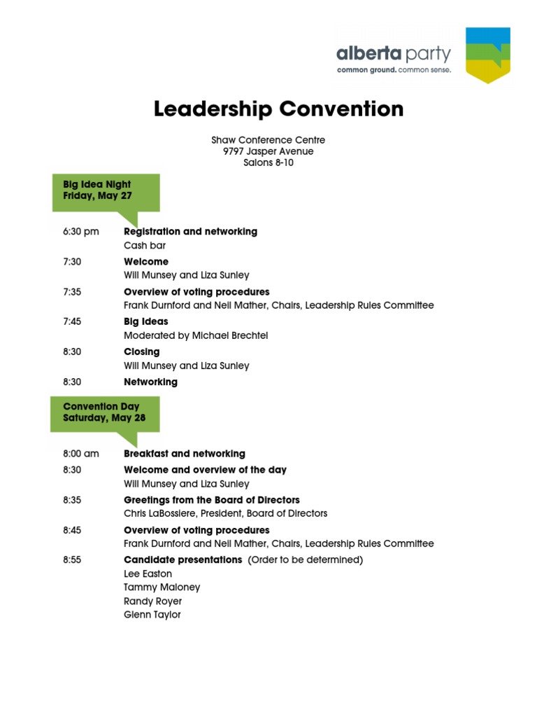 Official External Program | PDF | Accountability | Voting