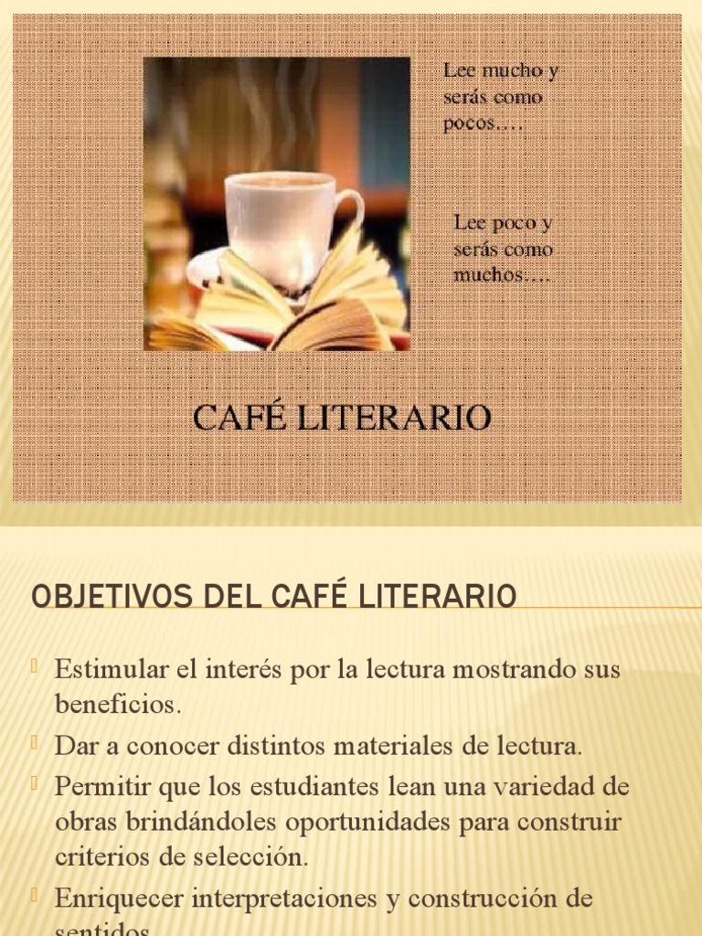 Café Literario | PDF