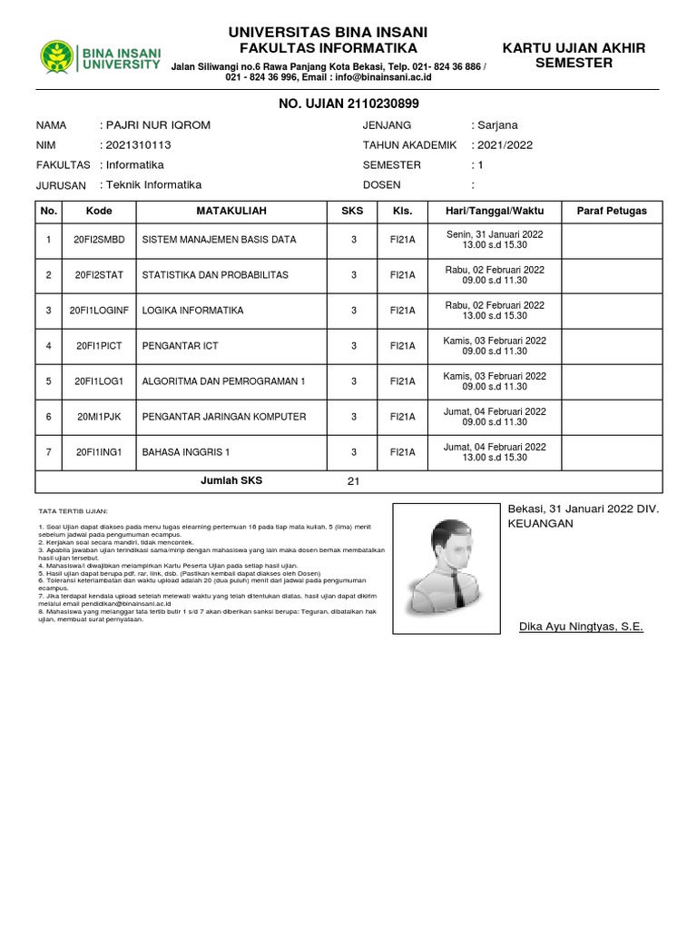 UAS Statistika & Probabilitas - Pajri Nur Iqrom | PDF