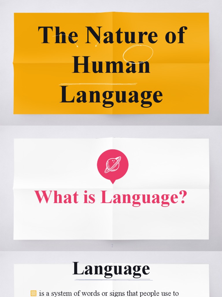 The Nature of Human Language | Download Free PDF | Color | Word