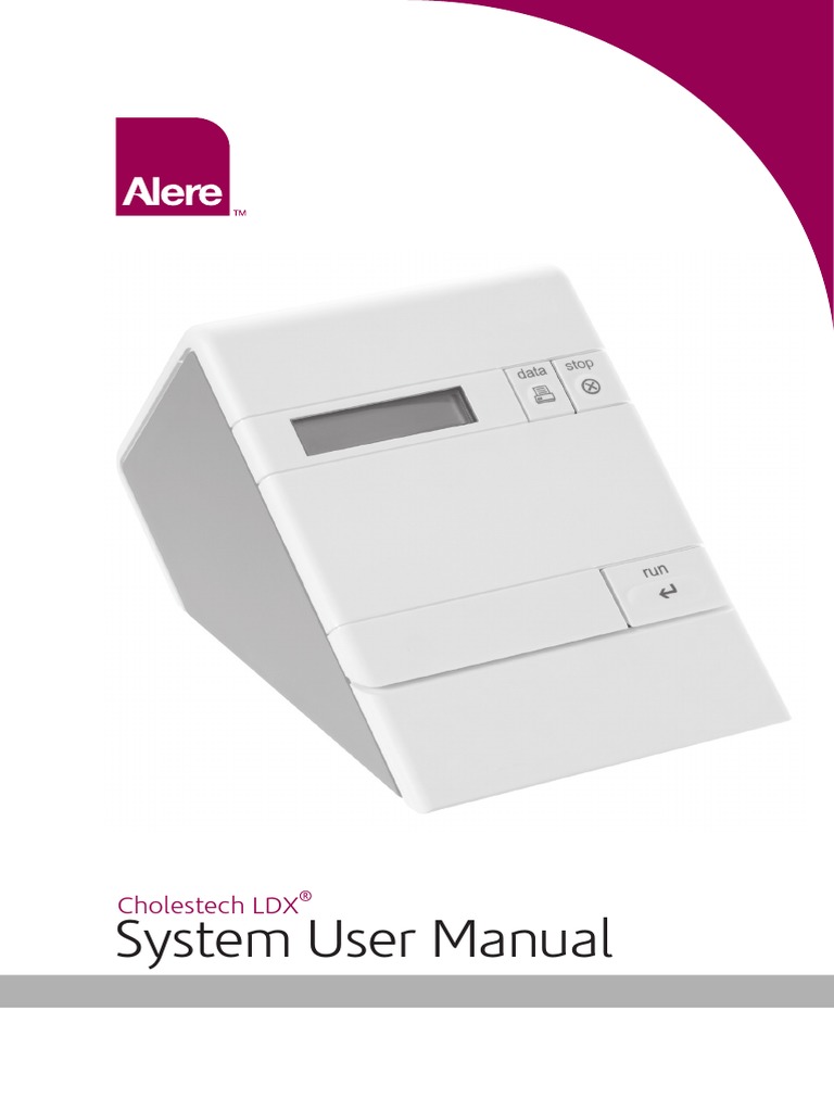 Alere Cholestech LDX System User Manual | PDF | Coronary Artery Disease ...