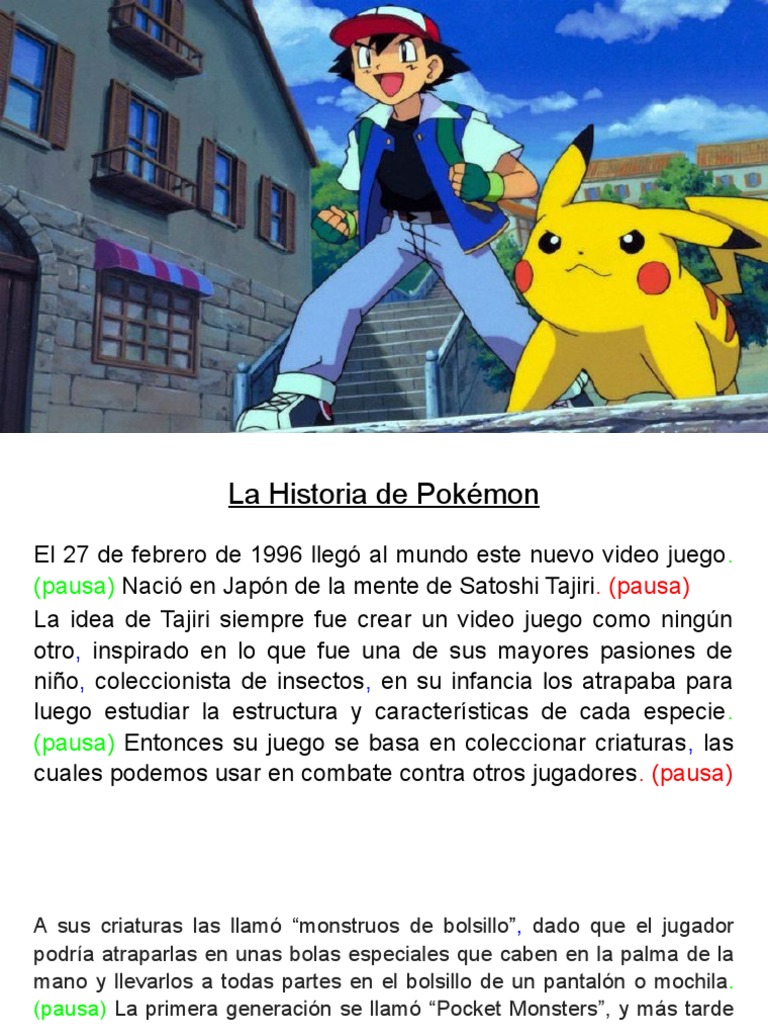 Abecedario de Pokémon y su historia | PDF | Pokémon | Juegos japoneses