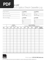 Lifting-Lashing Gear Inspection Checklist | PDF | Rope | Manufactured Goods