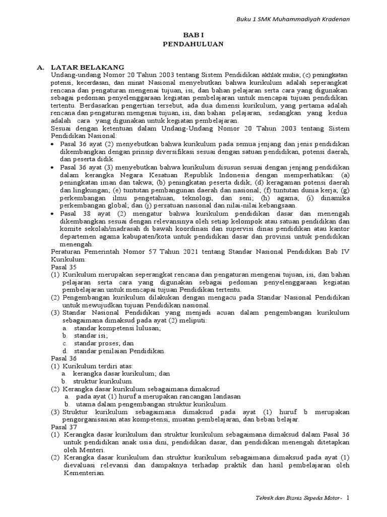 1.KTSP Buku 1-2021-2022-TBSM-BARU | PDF