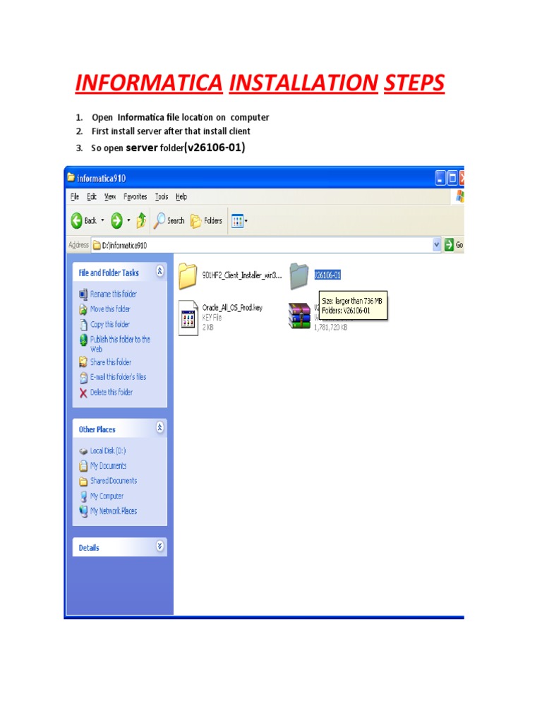 Informatica Installation Steps: Server (v26106-01) | PDF | User ...