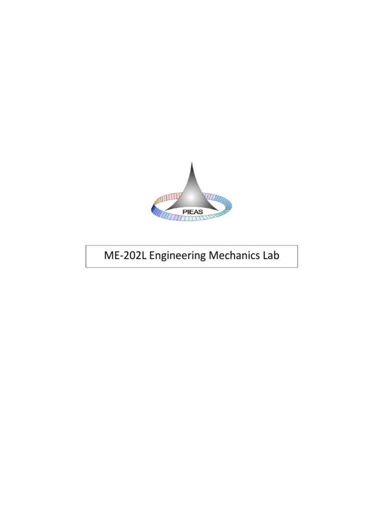 ME-202L Engineering Mechanics Lab | PDF | Machines | Force