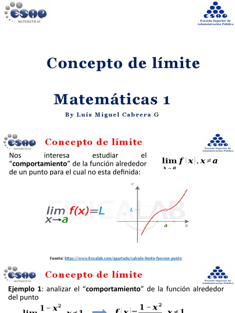 Definición y Ejemplos de Límite Matemático | PDF | Matemáticas