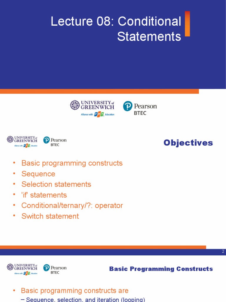 08 - Conditional Statement | PDF | Control Flow | Computer Engineering