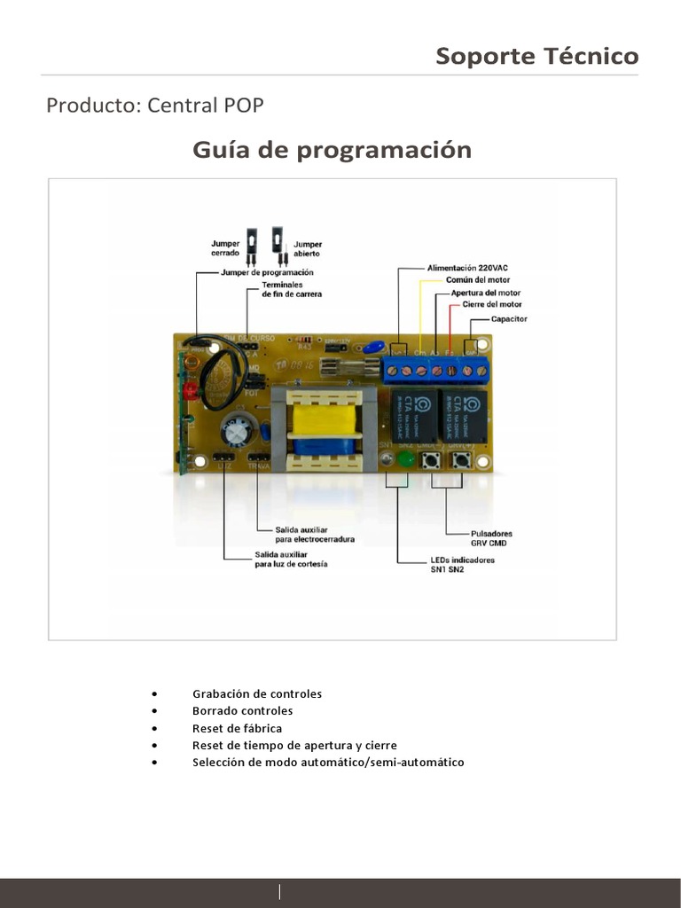 Guía de Programación Central POP | PDF | Tecnología