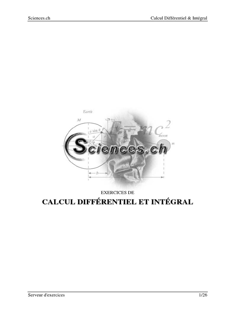 24 Exercices Solutions en Calcul Diff - Renciel Et Intgral | PDF | Intégral | Physique théorique