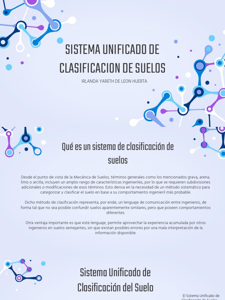 Sistema Unificado de Clasificacion de Suelos | PDF | Suelo | Mecánica de suelos