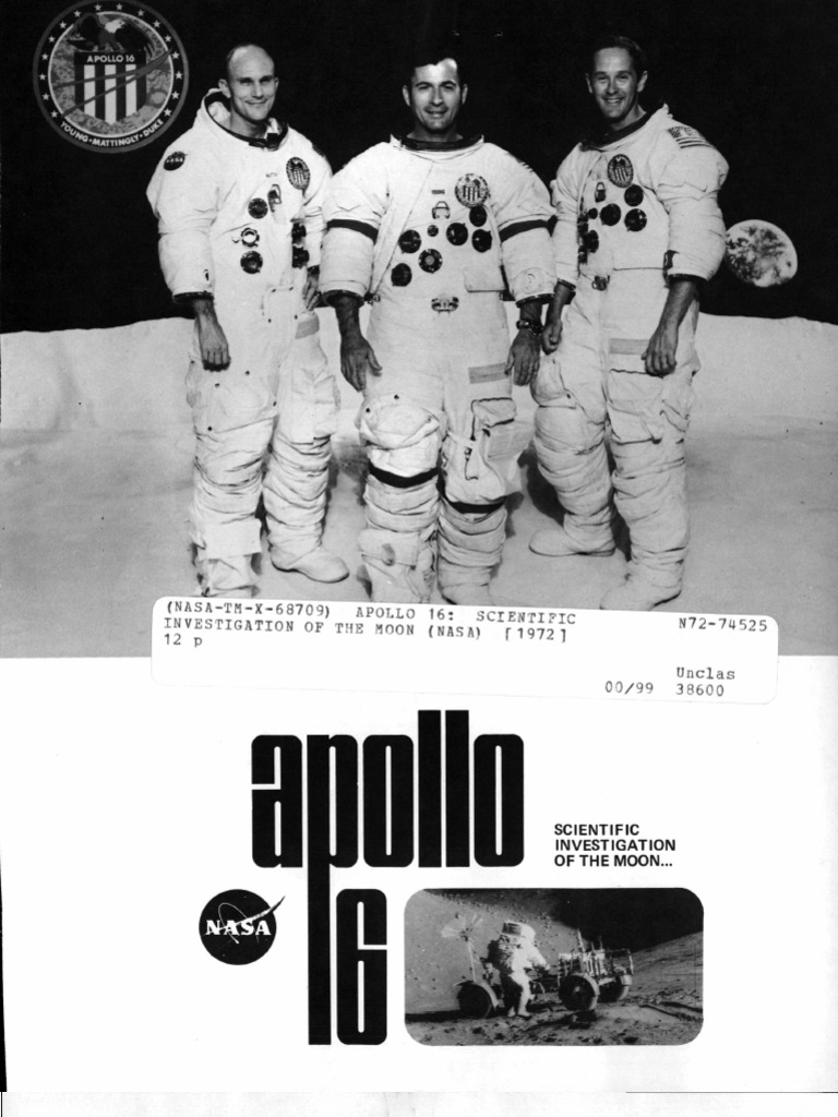 Apollo 16 Scientific Investigation of The Moon | PDF | Apollo Program ...