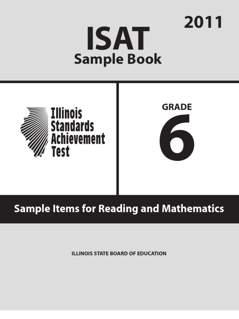 Isat Grade 6 Sample | PDF | Educational Assessment | Multiple Choice