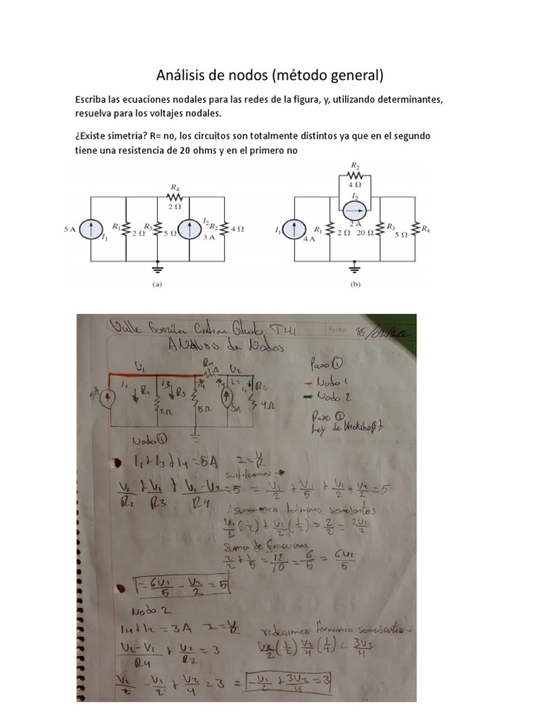 Análisis de Nodos. | PDF | Ciencia y matemática