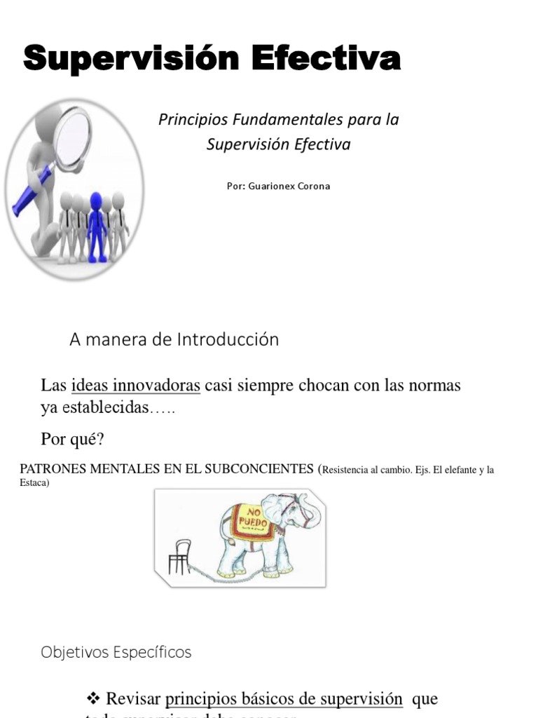 Supervision Efectiva Jovenes de Infotep | PDF | Cognición