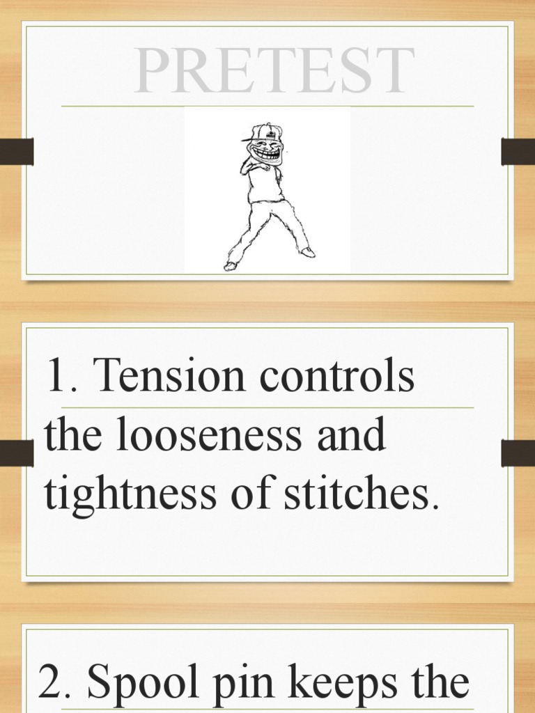 Upper Parts of Sewing Machine | PDF