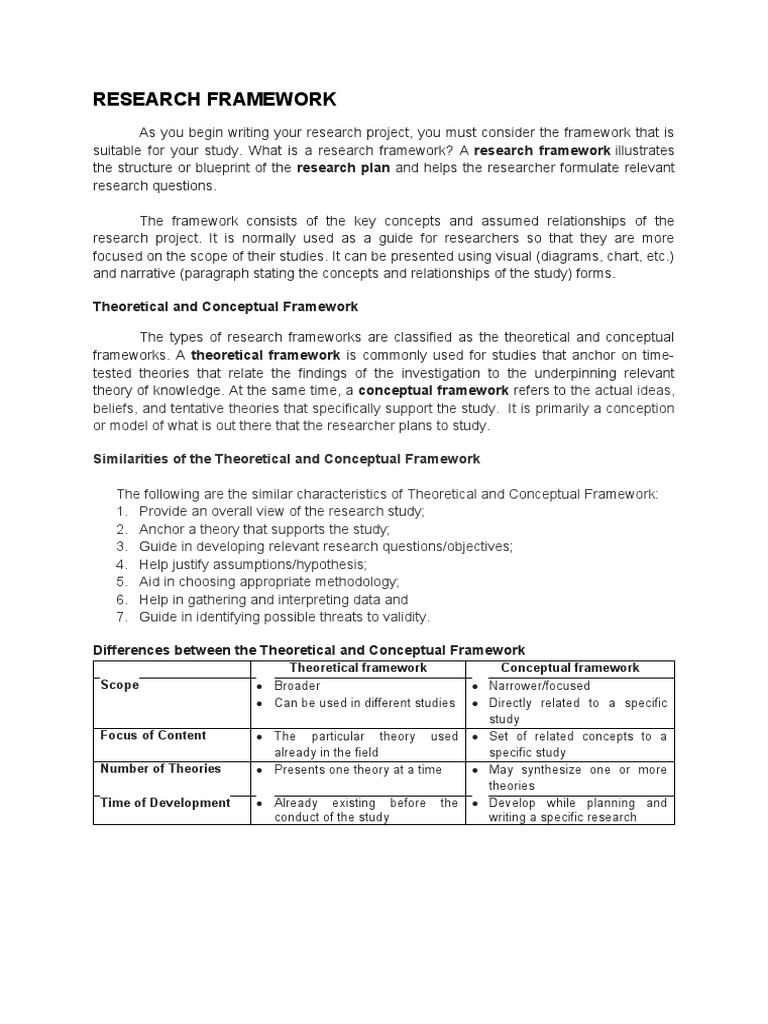 Guidelines for Developing Effective Theoretical and Conceptual ...