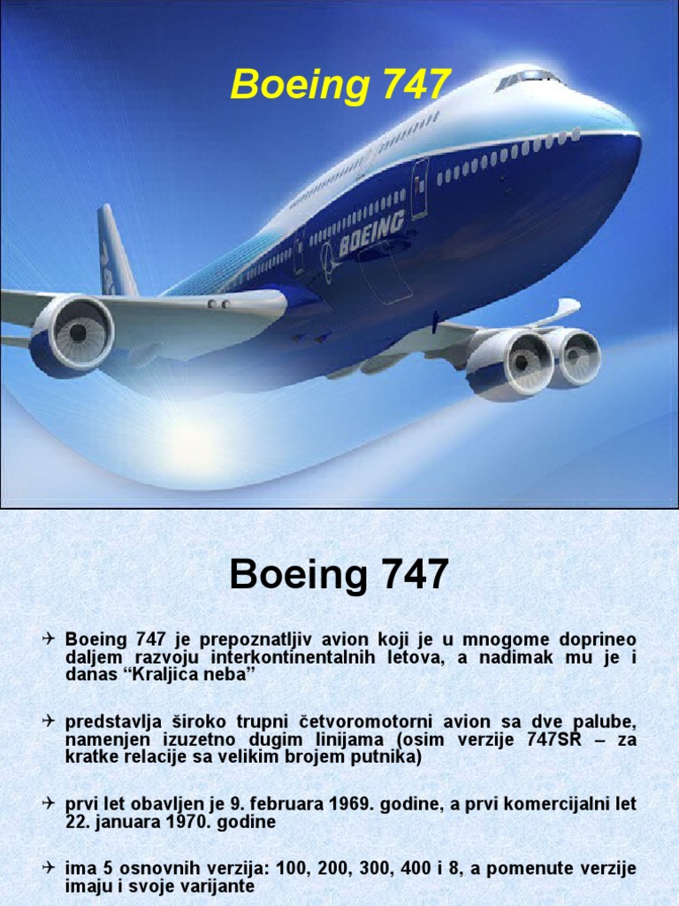 Boeing 747 | PDF