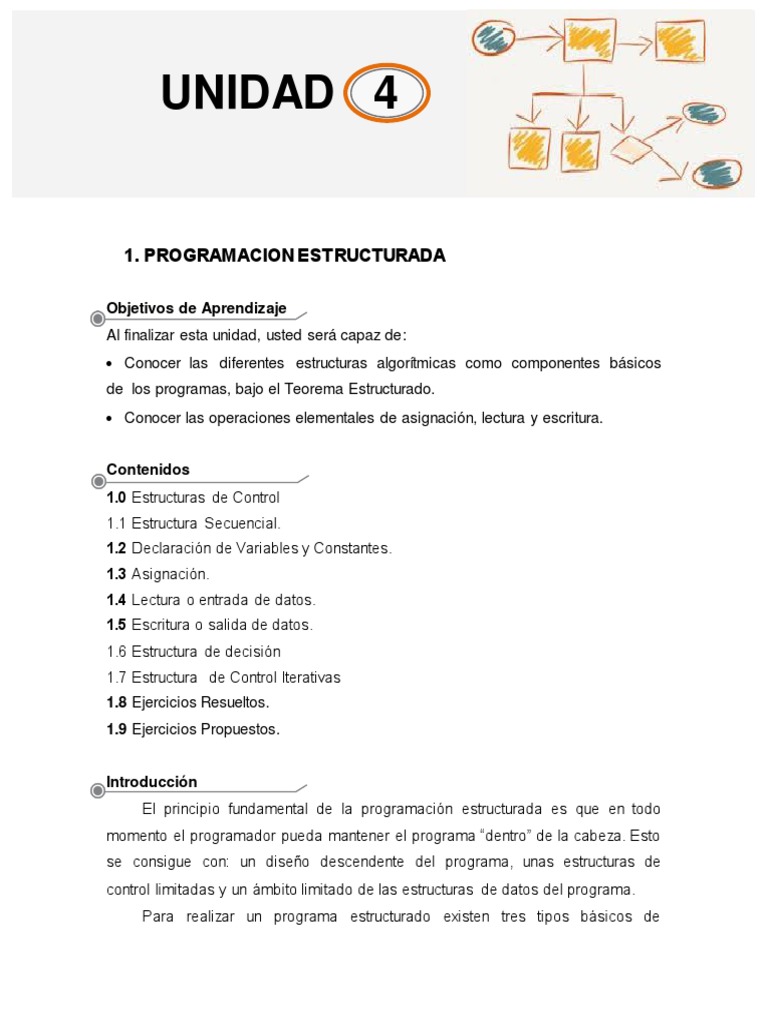 Unidad 4: 1. Programacion Estructurada | PDF | Lenguaje de programación ...