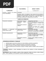 Planeacion Las Vocales | PDF | Educación de la primera infancia | Escritura