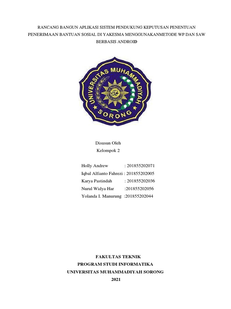 SPK Kelompok 2 - FIX BANGET | PDF | Karier & Perkembangan