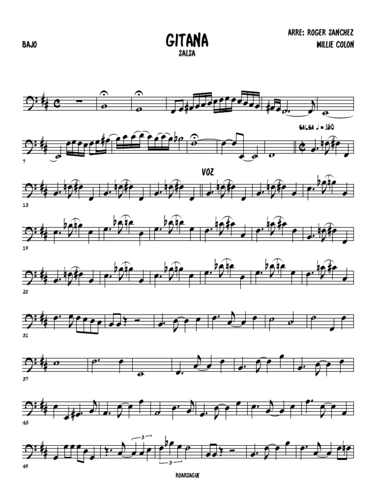 Gitana - Obligado Bajo | PDF