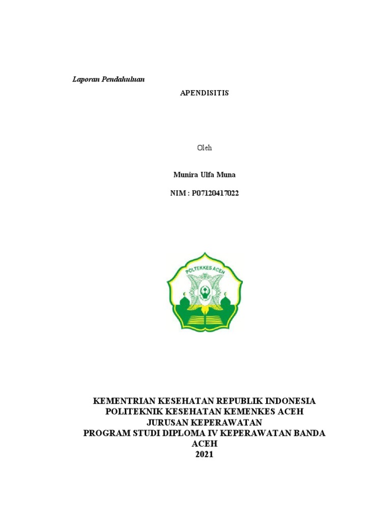 LP Apendisitis | PDF