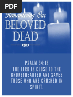 Necrological Service Program Guide | PDF | Religious Behaviour And ...
