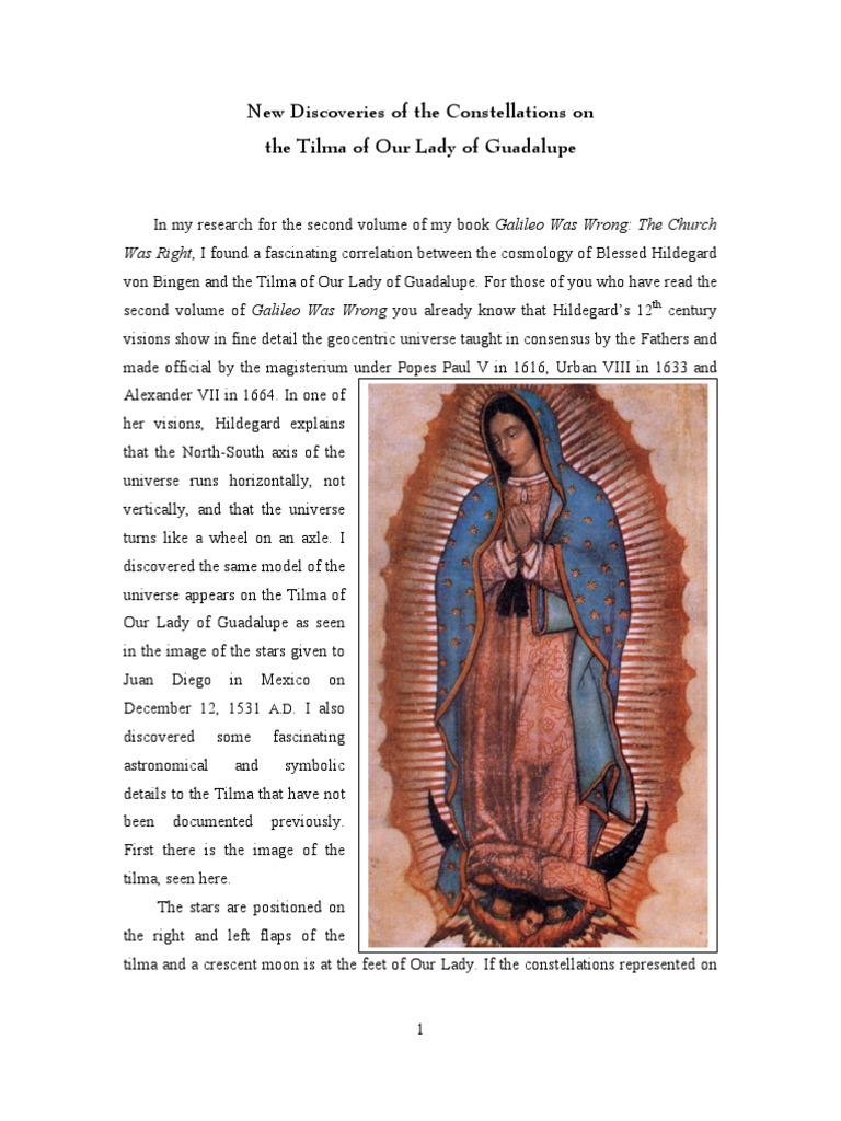 New Discoveries On The Tilma | PDF | Stars | Dragon