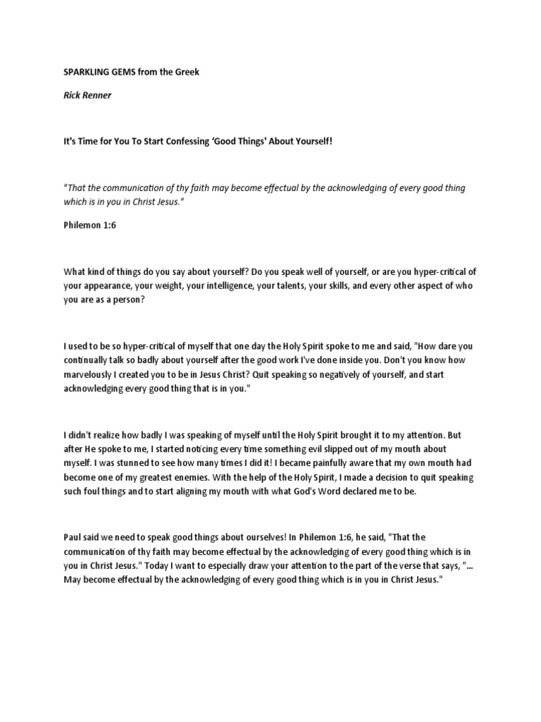 SPARKLING GEMS-WPS Office | PDF | Truth | Jesus