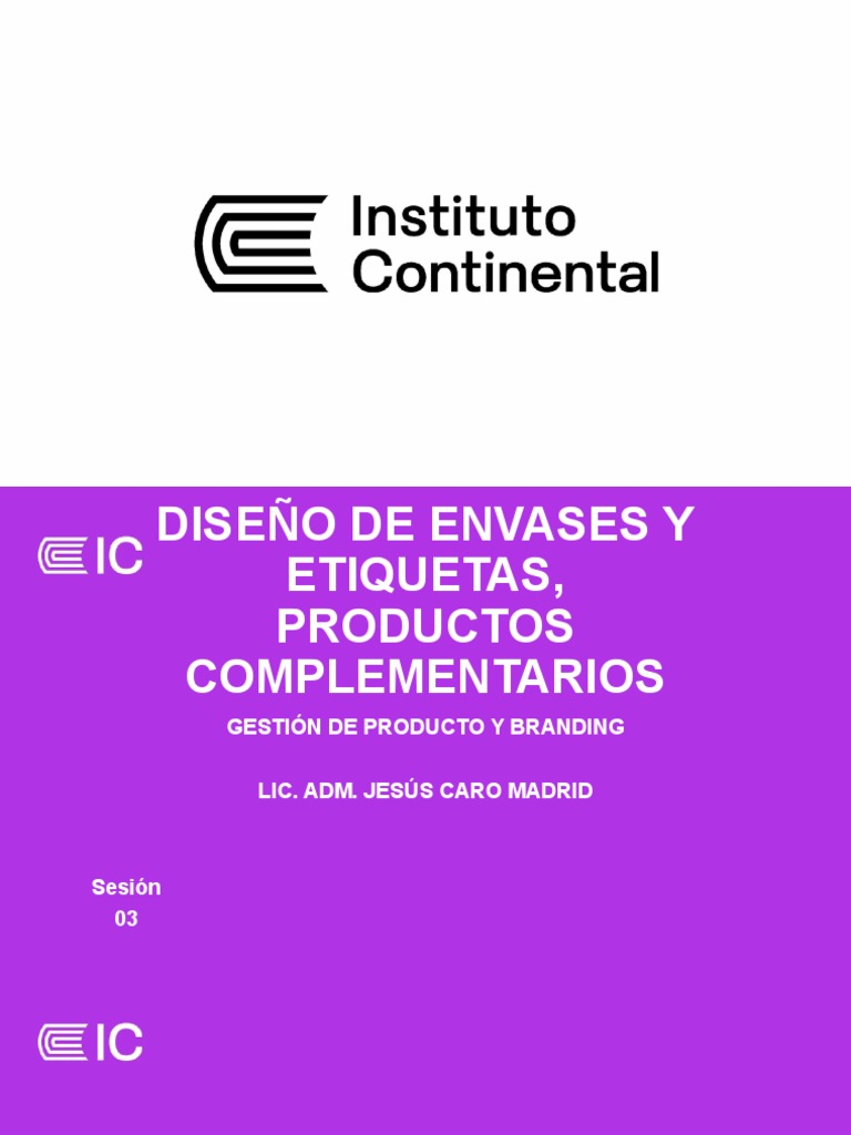 Tema - 03 - DISEÑO DE ENVASES Y ETIQUETAS, PRODUCTO COMPLEMENTARIO | PDF | Producto (Negocio ...
