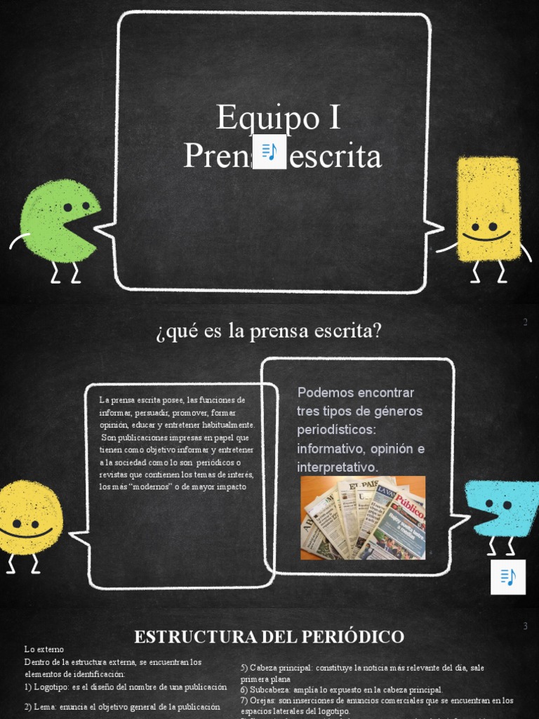 Estructura y funciones de la prensa escrita | PDF | Periódicos | México