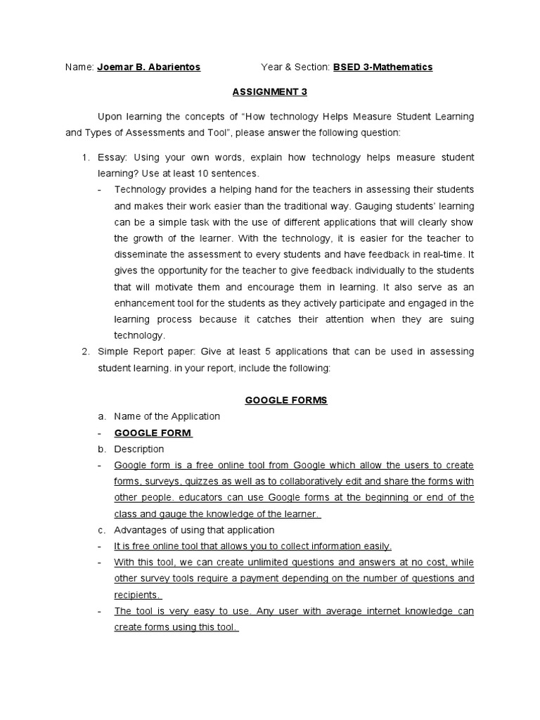 Assignment 3 TTL | PDF | Learning | Teachers