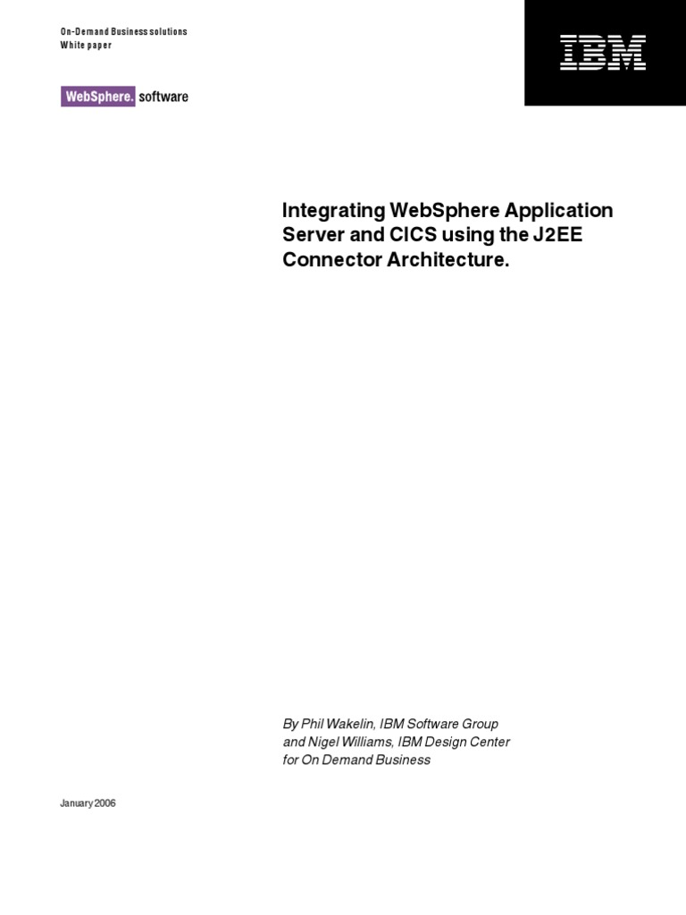 Cics Jca0 | PDF | Application Server | Java Platform