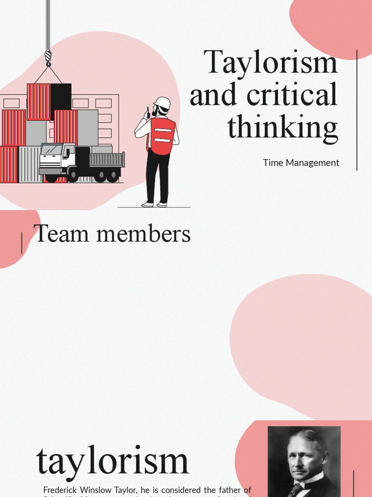 Taylorism | PDF | Employment | Division Of Labour