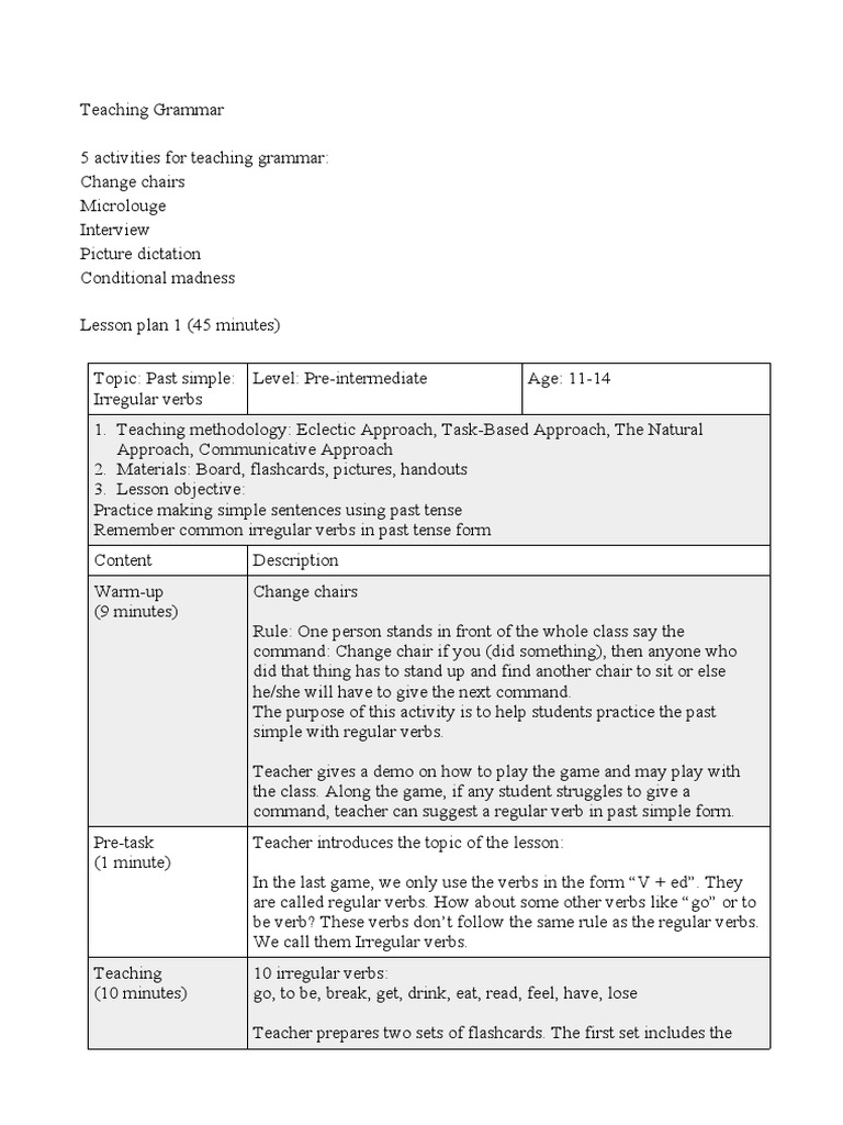 Lesson Plan | PDF | Lesson Plan | Teachers