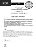 Module 2 - Business Enterprise Simulation-1 | PDF | Marketing ...