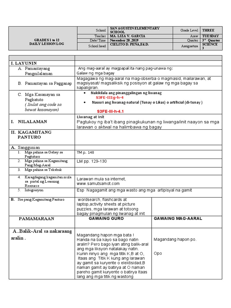 COT 3rd Quarter Science | PDF
