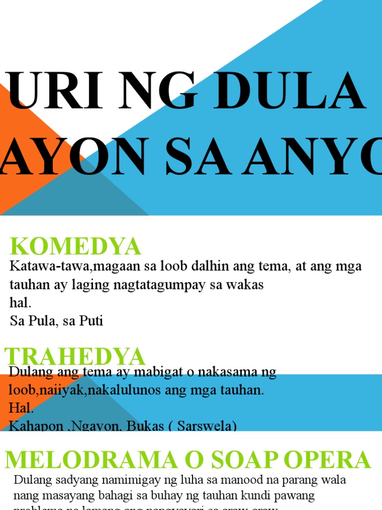 Dulaang Filipino Ikalawang Pangkat Bse 3 1 Filipino Major | PDF