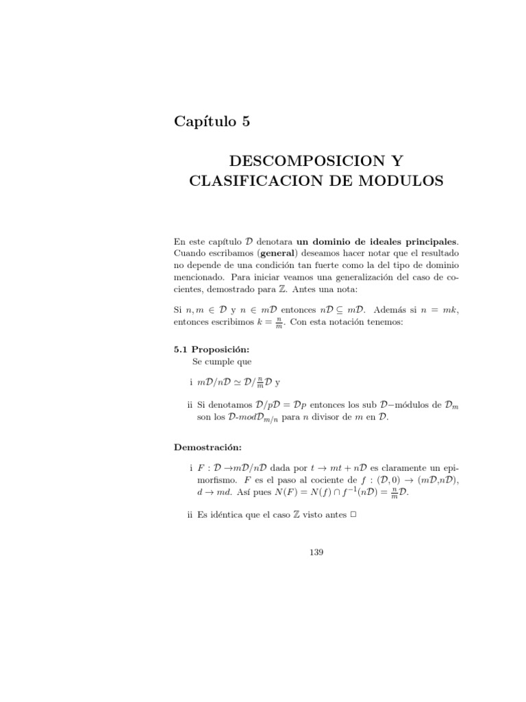 Mod 5 | PDF | Módulo (Matemáticas) | Conceptos matemáticos