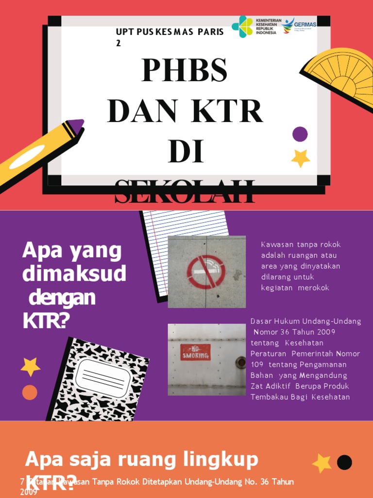 PHBS Dan KTR Di Sekolah | PDF